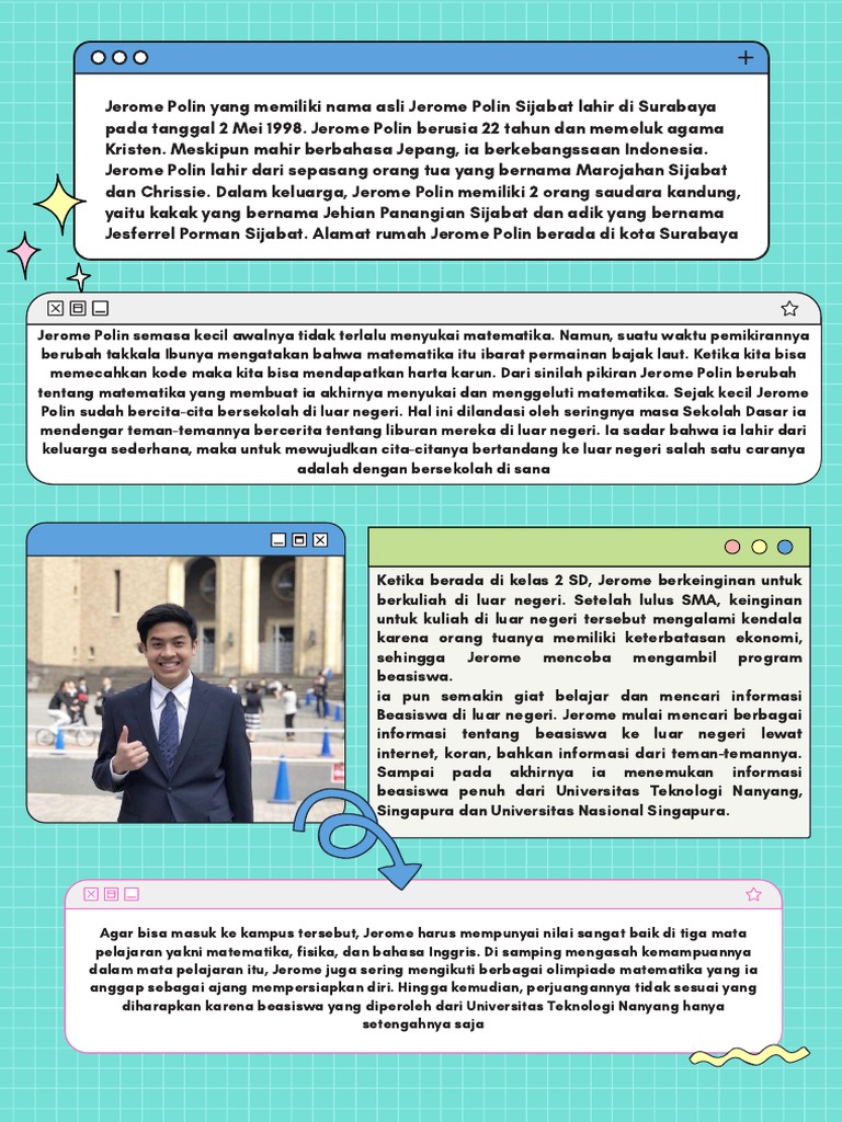 Biografi Jerome New | PDF