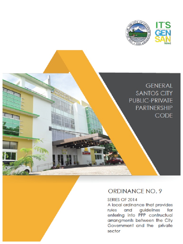 GenSan PPP-Code-2015 | PDF | Public–Private Partnership | Lease