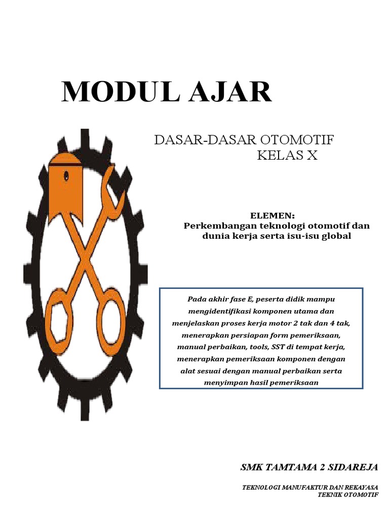 Pemeliharaan Komponen Otomotif Dasar | PDF