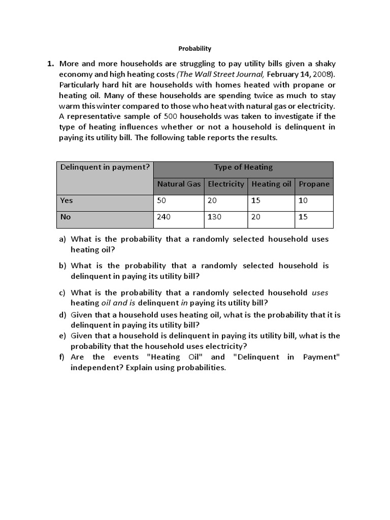 Probability Questions | PDF | Sampling (Statistics) | Perfume