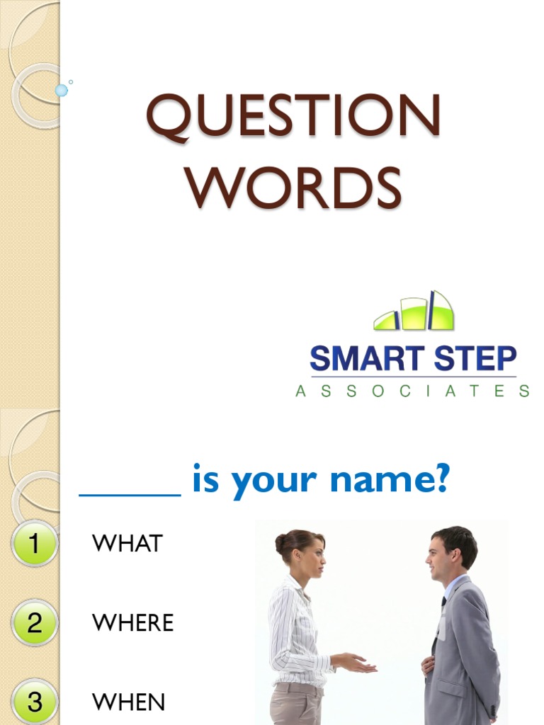 English Question Words Explained | PDF