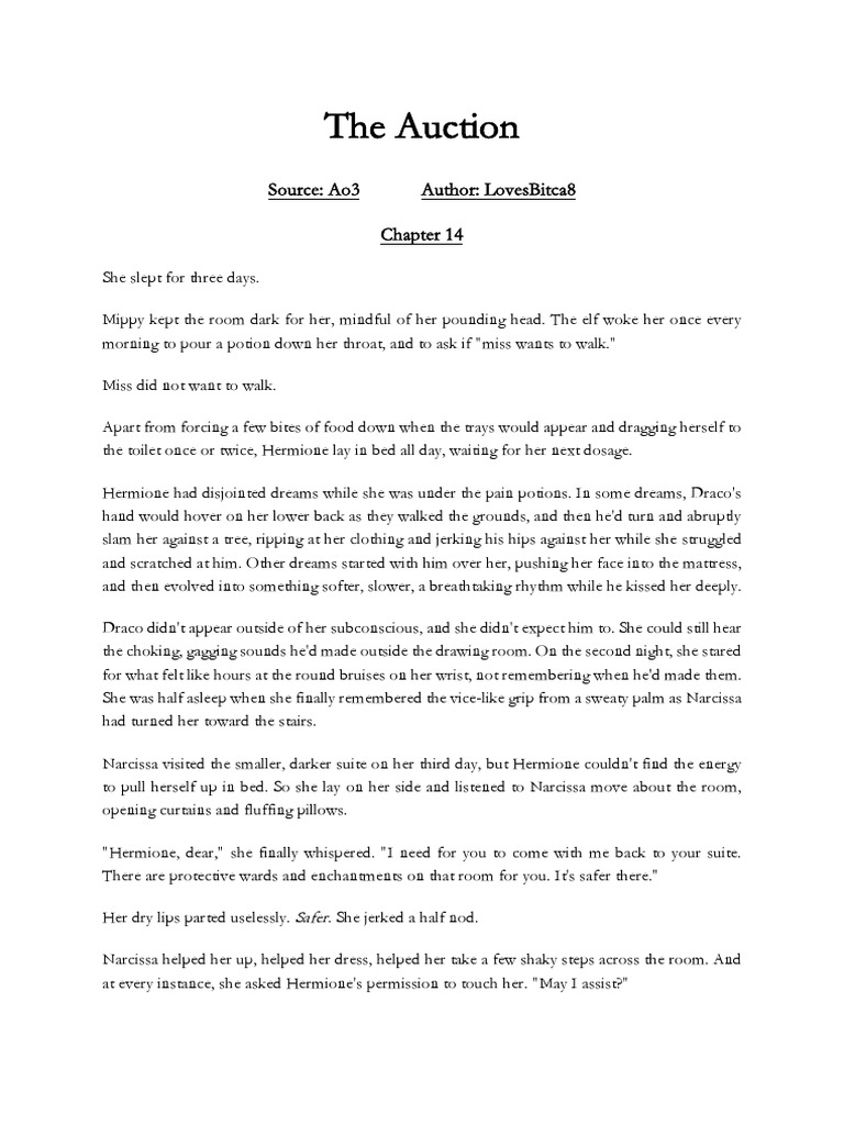 The Auction - Chapter 14 | PDF | Harry Potter