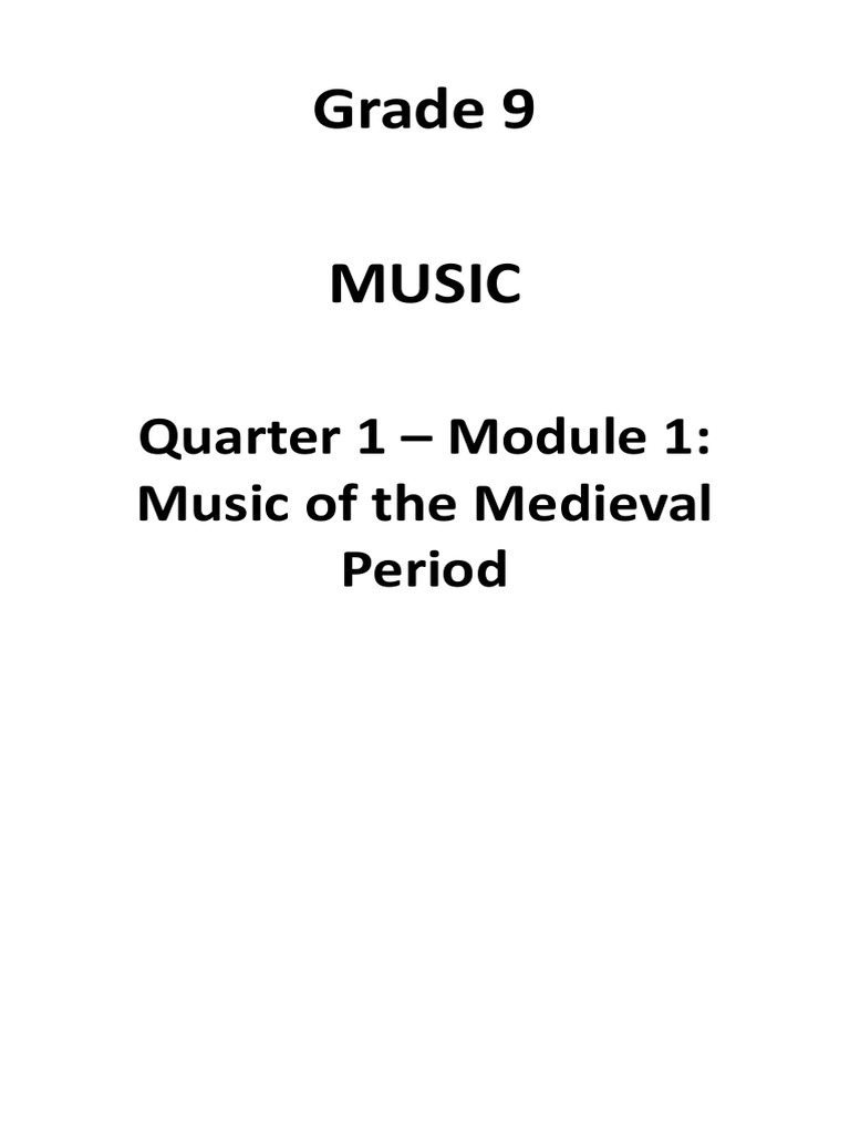 G9 Music Quarter 1 | Download Free PDF | Johann Sebastian Bach ...