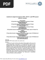 Bot, Boot, Dbfot | PDF | Public–Private Partnership | Project Finance