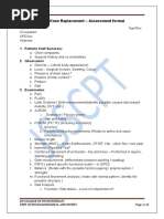 Physiotherapy Assessment Report | PDF