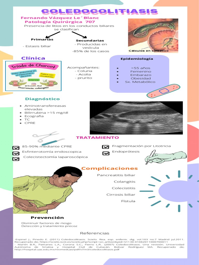 Presentación Coledocolitiasis | PDF