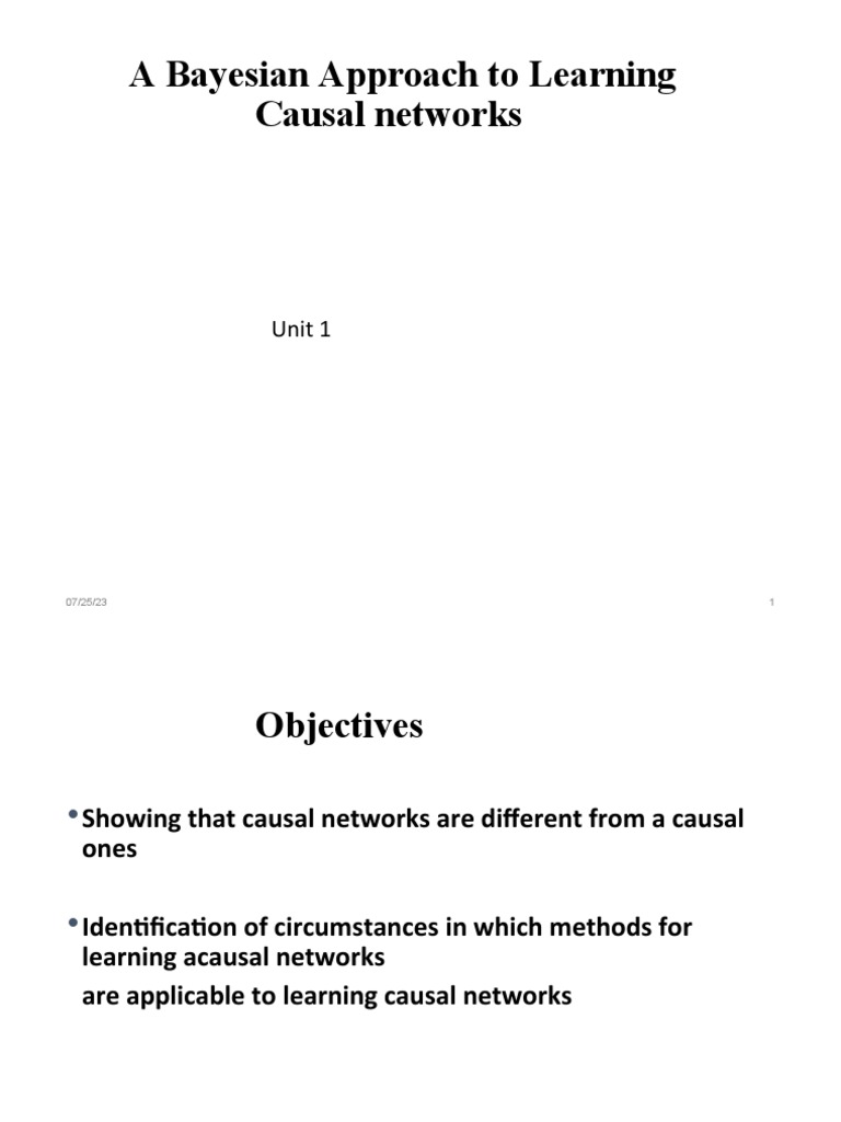 Causal Networks | PDF | Bayesian Network | Causality