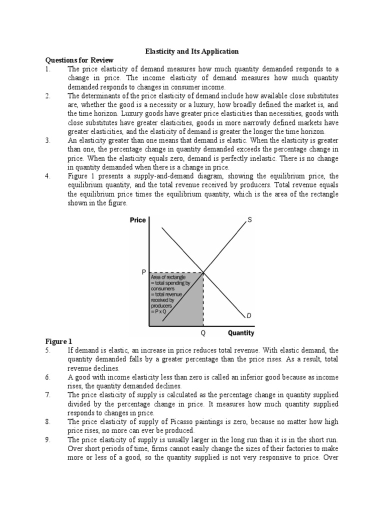 CH 05 Elasticity and Its Application | PDF | Elasticity (Economics) | Demand