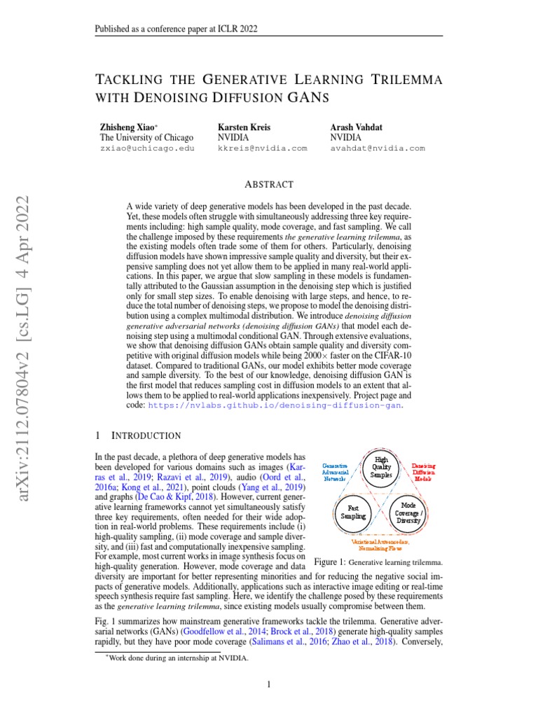 DDGAN | PDF | Artificial Intelligence | Intelligence (AI) & Semantics