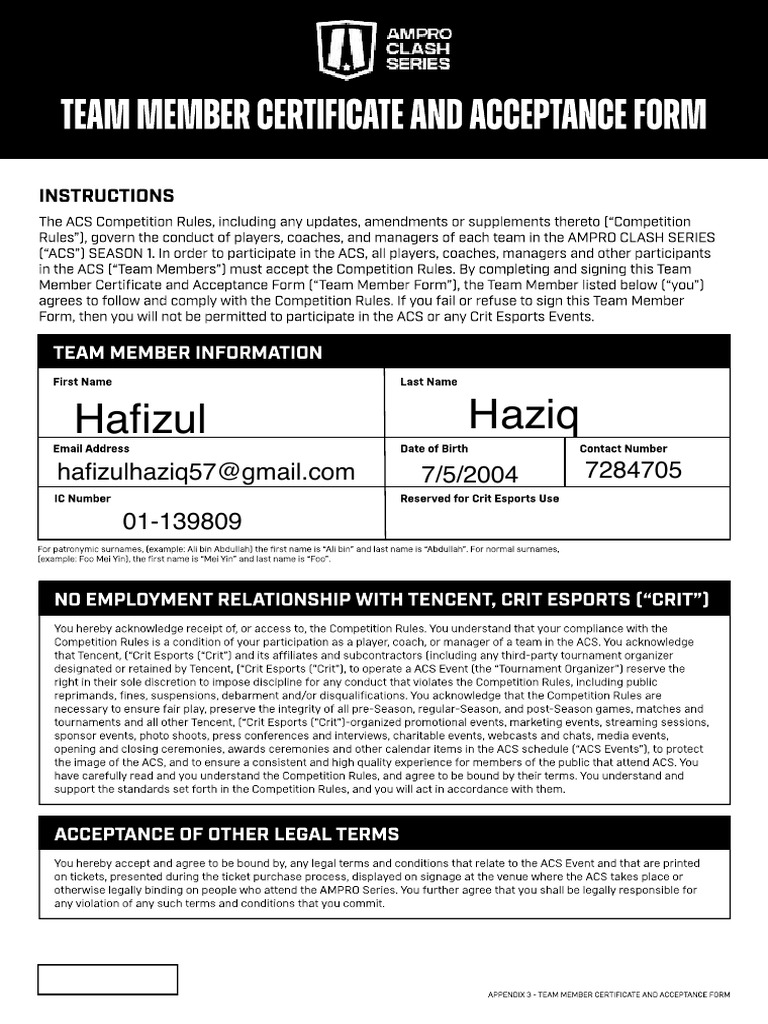 Acs Certificate and Acceptance Form 2022 | PDF | Legal Liability | Justice
