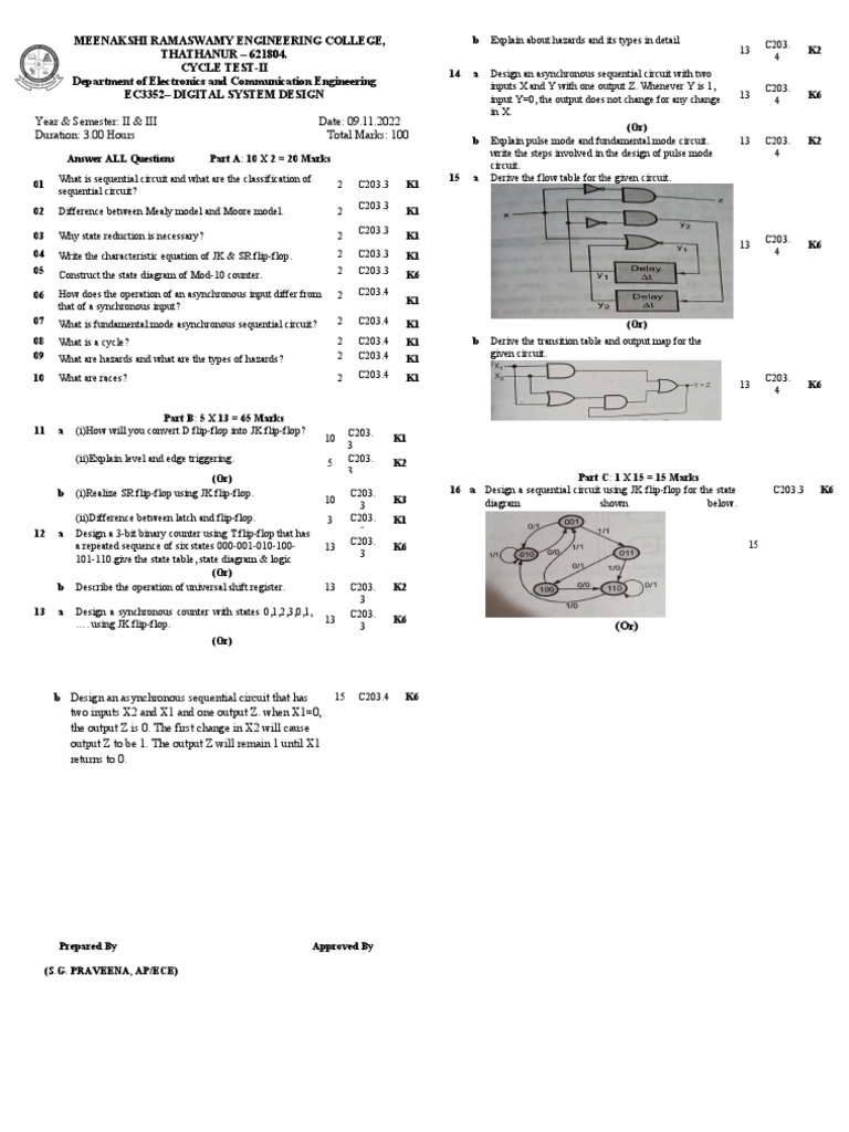 Cycle Ii - DSD | PDF | Electronic Circuits | Electronic Engineering