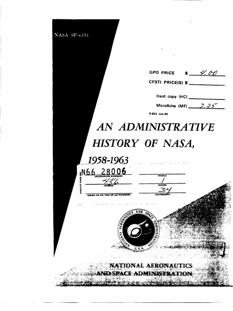 1958 Nasa Inauguration