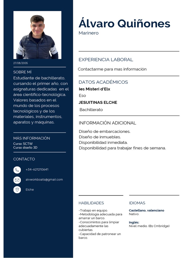 CV Alvaro Quiñones | PDF