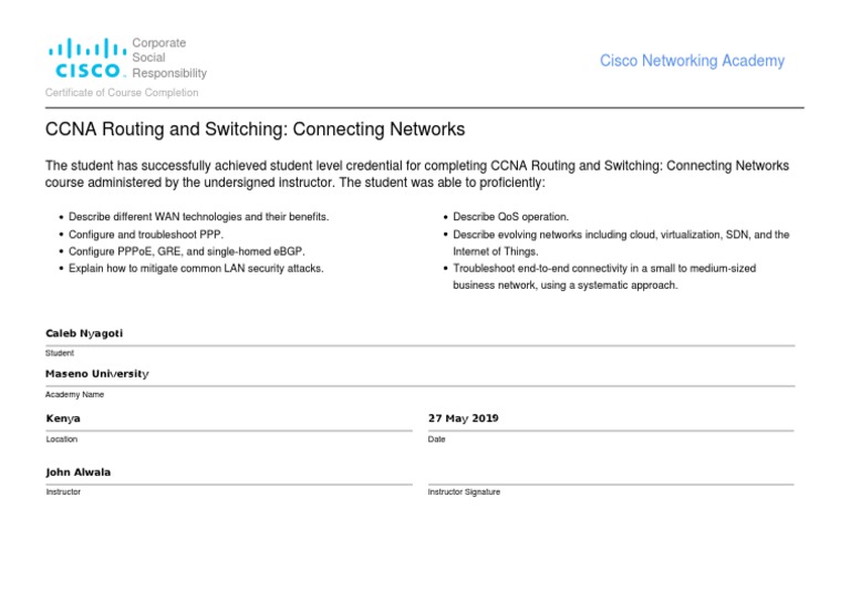 CCNA R&S - Connecting Networks | PDF