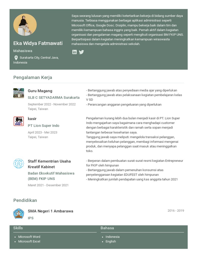 Eka Widya Fatmawati_ CV | PDF