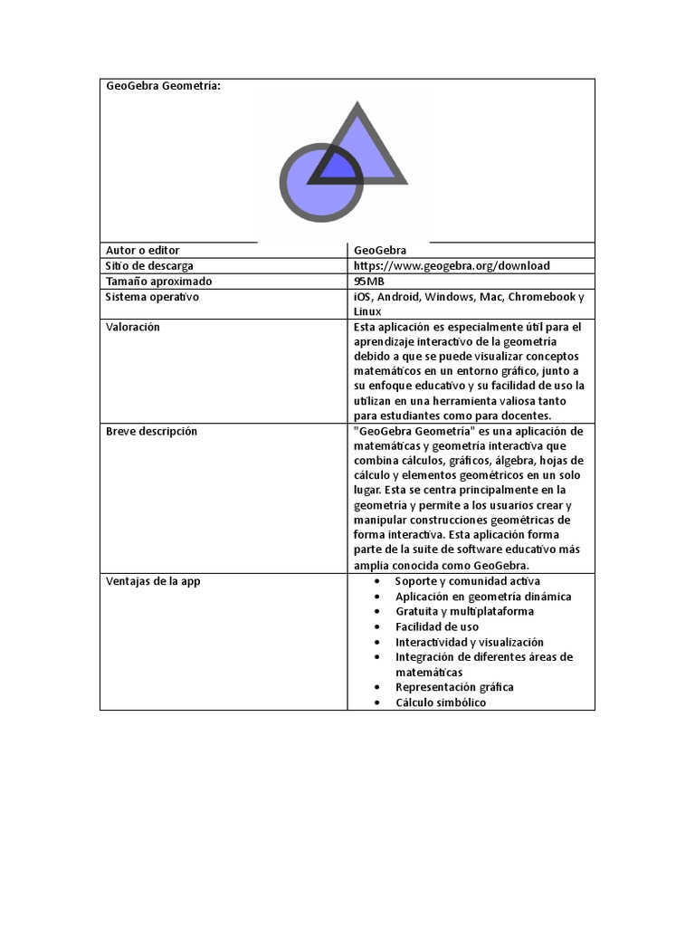 GeoGebra Suite Calculator | PDF | Software de la aplicacion | Geometría