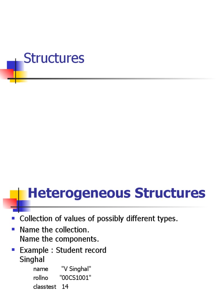 Structures | PDF | Pointer (Computer Programming) | Programming Paradigms Structures | PDF | Pointer (Computer Programming) | Programming Paradigms
