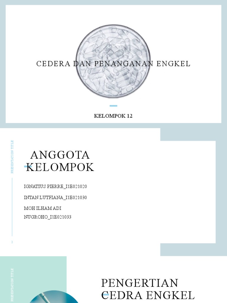 Cedera Dan Penanganan Engkel | PDF | Kesehatan Holistik