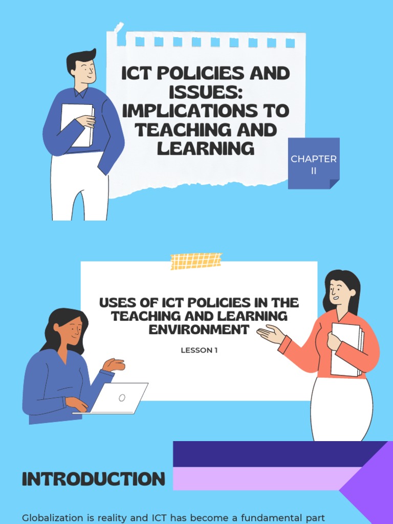 Ict Policies and Issues Implications To Teaching and Learning | PDF ...