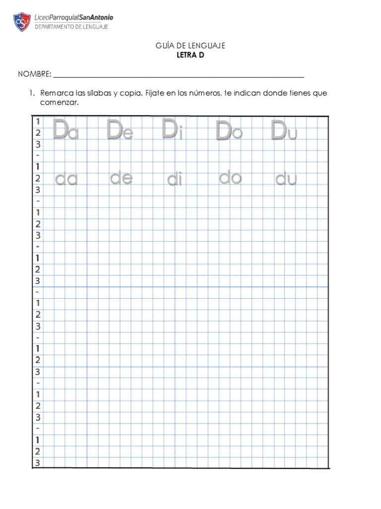 Letra D | PDF