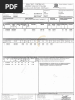 Jindal SS 304 Material Test Certificate | PDF