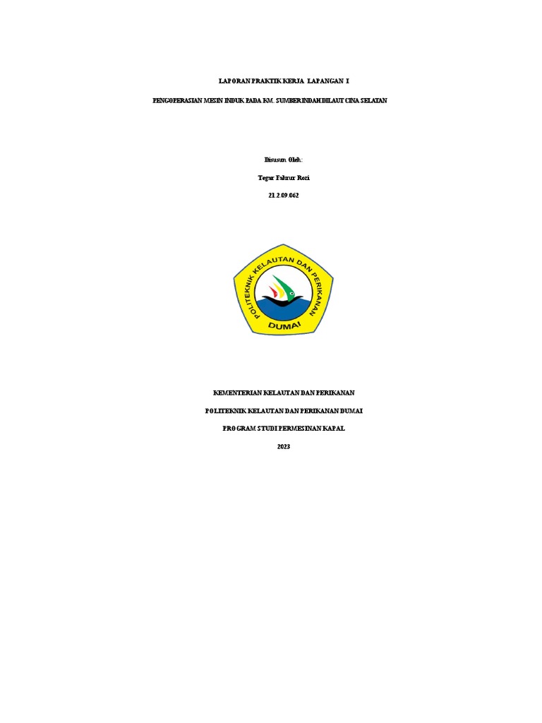 Laporan PKL 1 Revisi1 Tegar Rozi23 | PDF