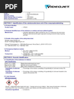 Chemset 101 Plus MSDS | PDF | Dangerous Goods | Allergy