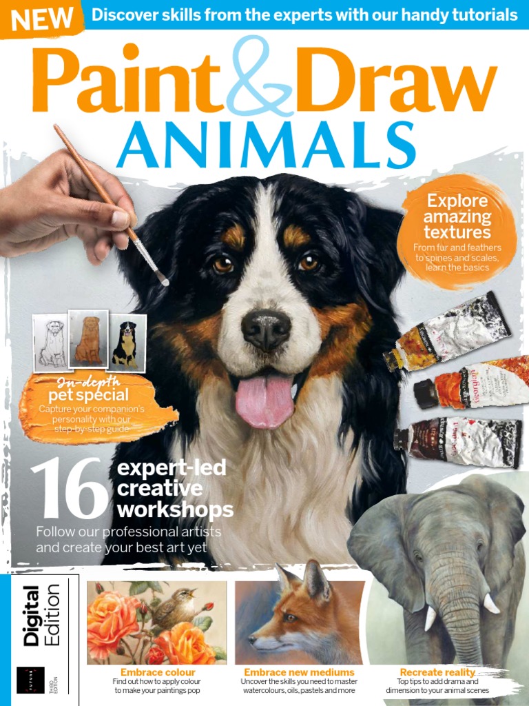 Paint and Draw Animals Ed3 2022 | PDF | Drawing