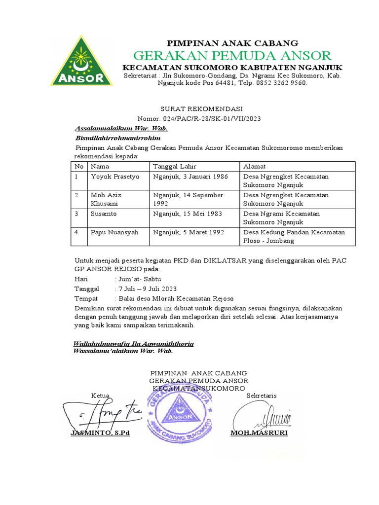 Rekomendasi PKD | PDF