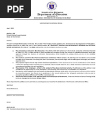 Request Letter For Benchmarking | PDF | Wellness