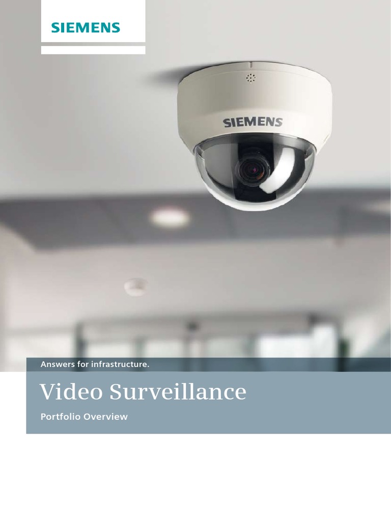 Siemens Video Surveillance Solutions | PDF | Camera | Pixel