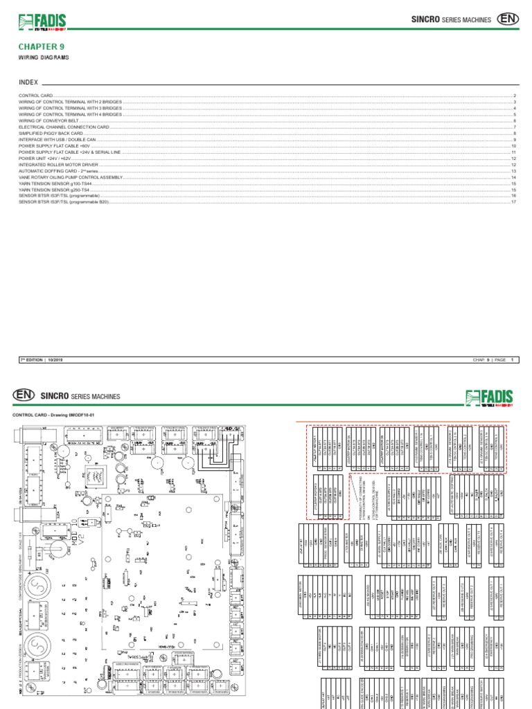 Sincro Series Wiring Diagrams Guide | PDF | Computer Science | Electronics