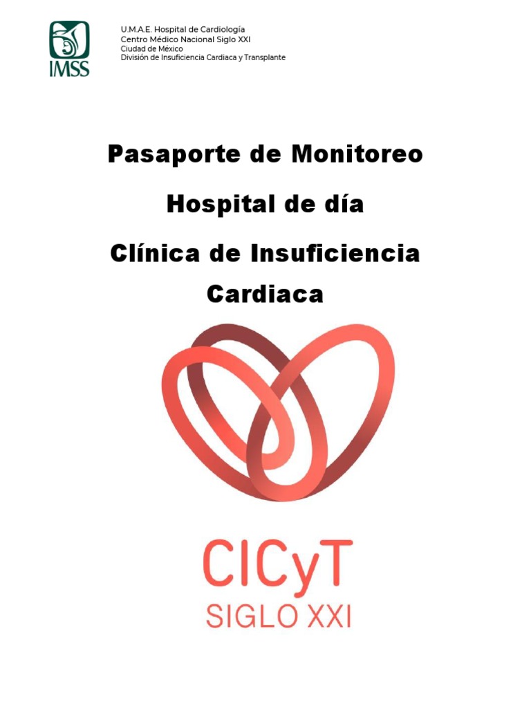 Carnet Hosp Día | PDF | Insuficiencia cardíaca | Ciencias de la Salud