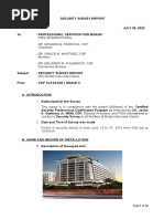 Security Survey and Inspection Report | PDF | Fortification | Public Safety