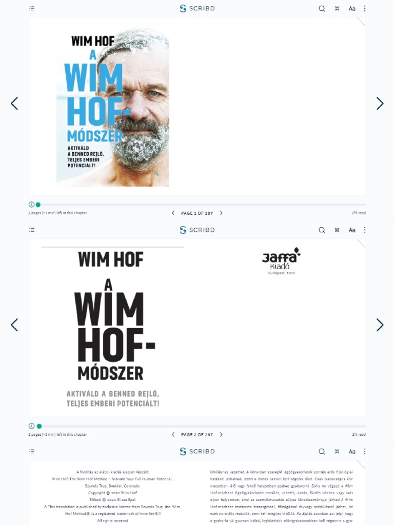 Wim Hof Módszer | PDF