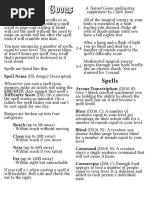 D100 Dungeon. Book 1. Game Sheets V3.4 | PDF