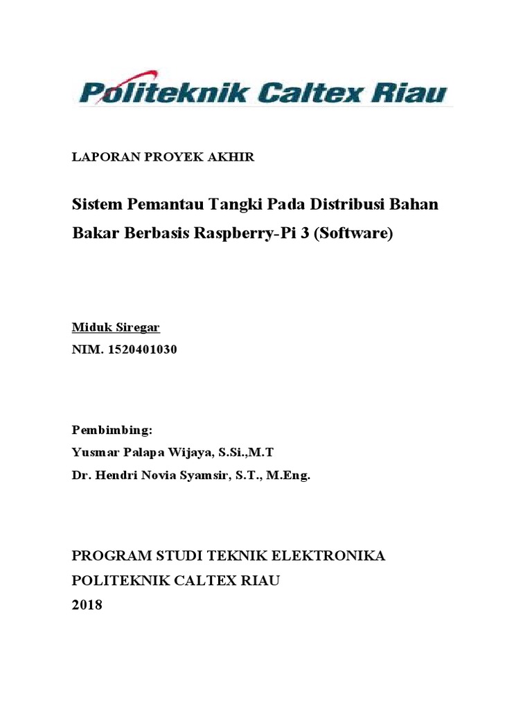 LAPORAN PROYEK AKHIR | PDF
