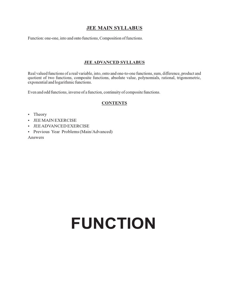 Function Theory Exercise Pdf Function Mathematics Polynomial