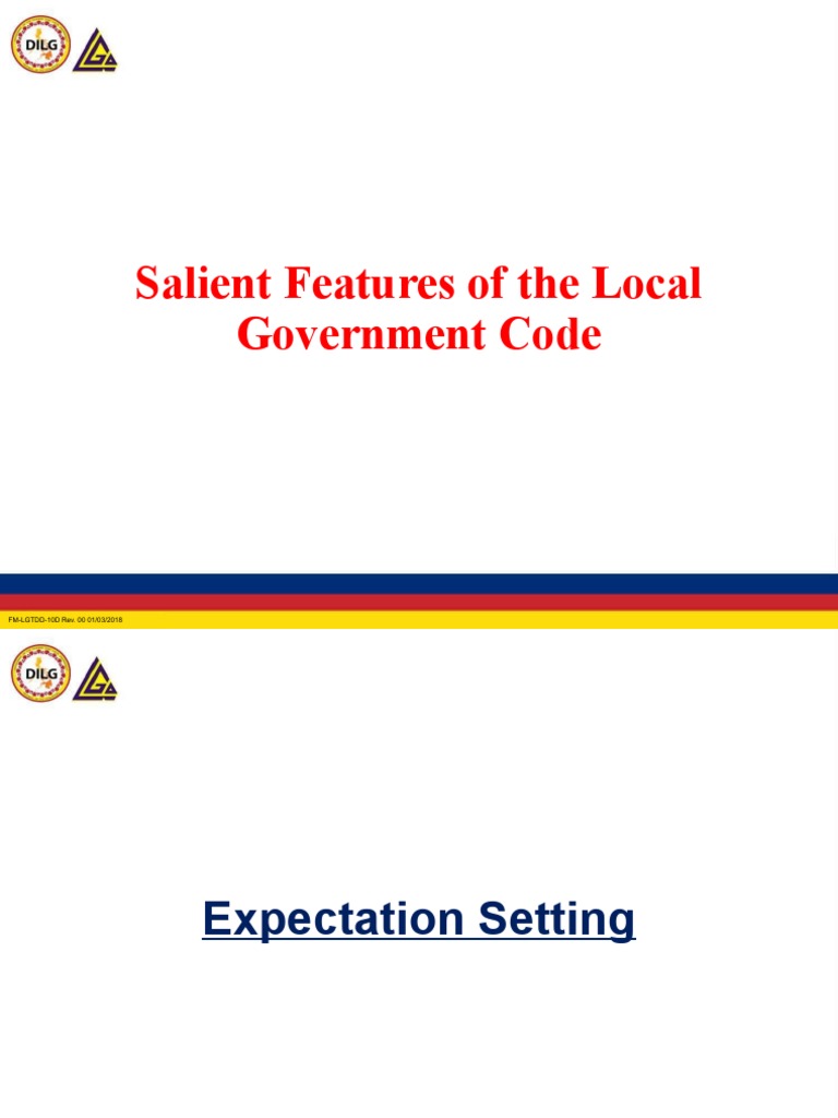 Salient Features LGC 1991 | PDF | Health Care | Non Governmental ...