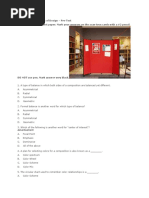 Pre Test Graphic Design | PDF | Color | Shape