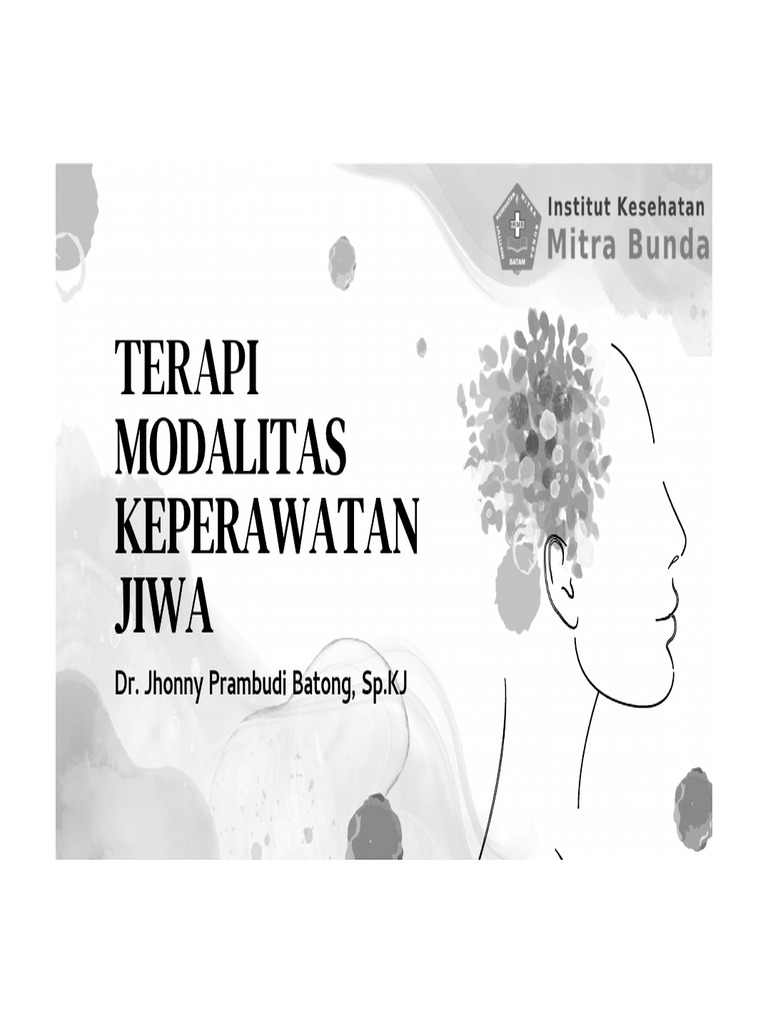 Microsoft PowerPoint - TERAPI MODALITAS KEPERAWATAN JIWA | PDF