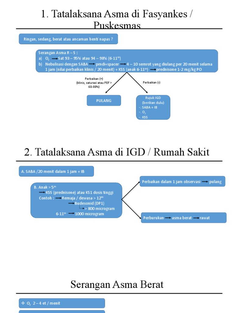 Panduan Tatalaksana Asma | PDF