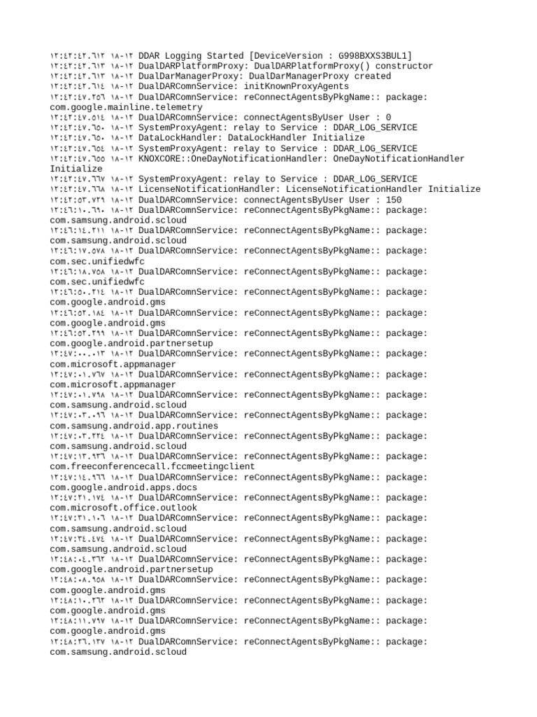 ddar - fw - log ٢٠٢٣ ٠٤ ٢٧ ٠٢ ١١ ٤٨ | PDF | Embedded Linux Distributions | Mobile Software