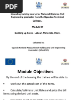 Build-Up Rates in Construction Cost Estimation | PDF | Cost | Labour ...