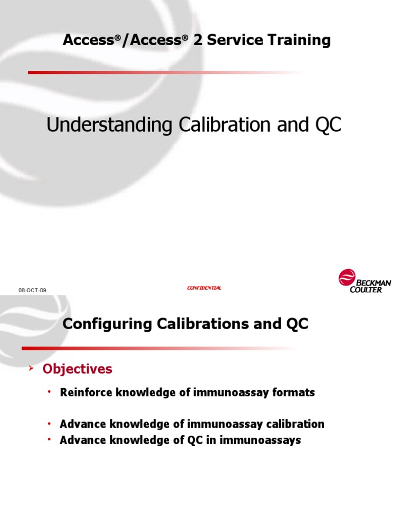 Understanding Calibration and QC | PDF | Coefficient Of Variation ...