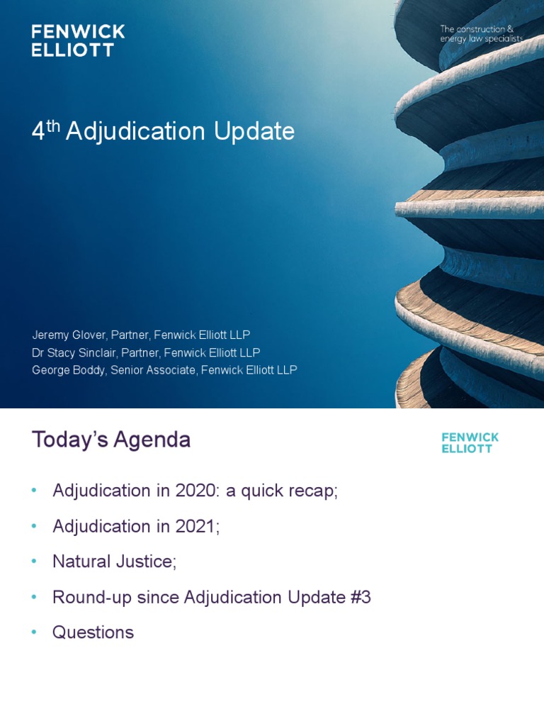 4-Adjudication Update | Download Free PDF | Adjudication | Breach Of ...