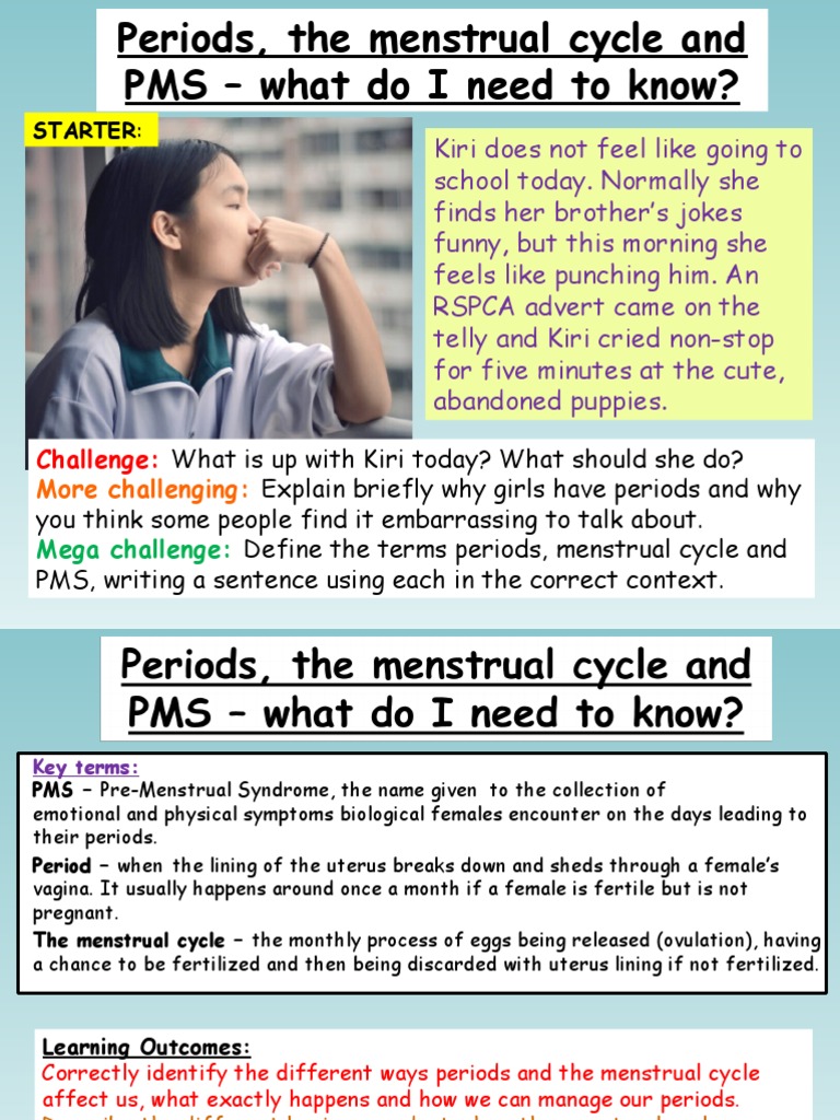 Periods | PDF | Premenstrual Syndrome | Menstrual Cycle