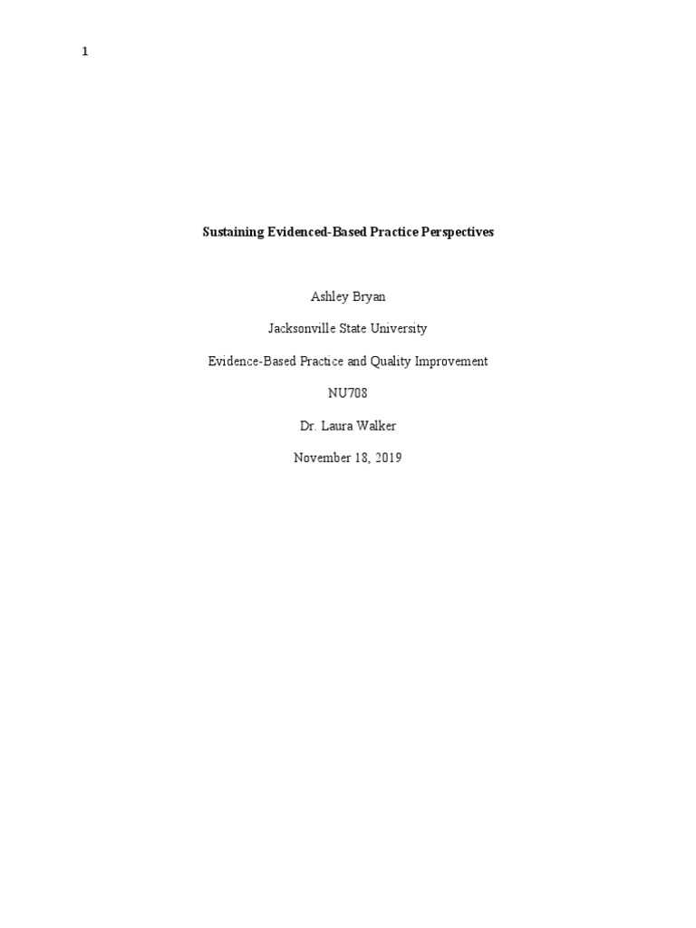 Sustaining Ebp Perspectives Paper Ebp and Qi Ab | Descargar gratis PDF ... Sustaining Ebp Perspectives Paper Ebp and Qi Ab | Descargar gratis PDF ...