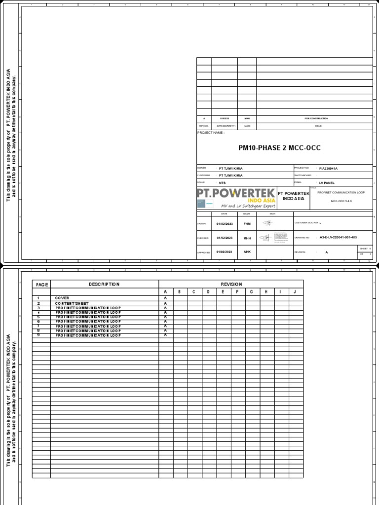 A3 e LV 220041 001 405 Profinet Communication Loop | PDF