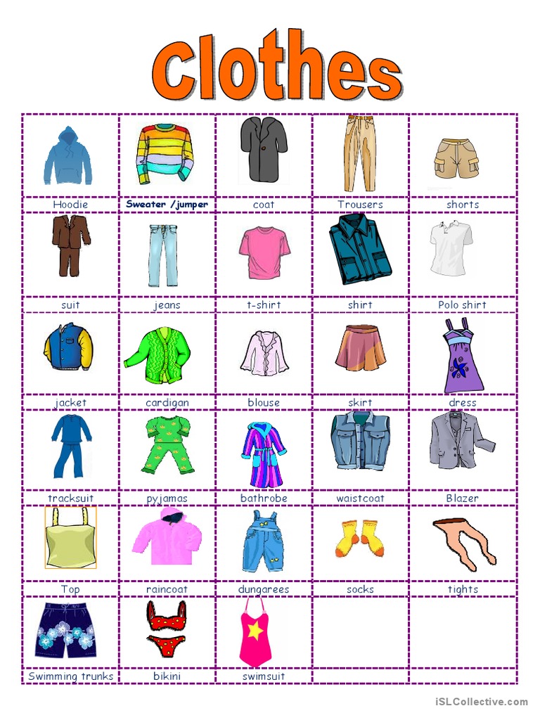 Clothes and Accessories | PDF